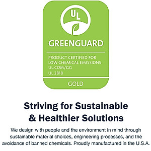 Haworth Soji Office Chair with Ergonomic Adjustments and Lumbar Support, Flexible Mesh Back (Carbon)