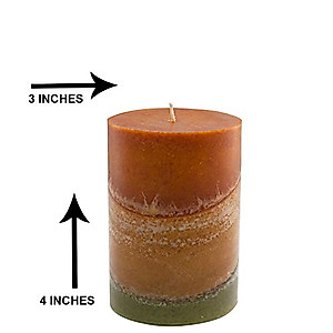 Wicks N More Autumn Leaves Scented Candle (3x4 Pillar)