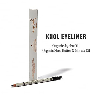 Jillian Dempsey Khôl Eyeliner | Waterproof Eyeliner Pencil with Built-in Smudger | Long-Lasting Intense Color I Vegan | Rich Brown
