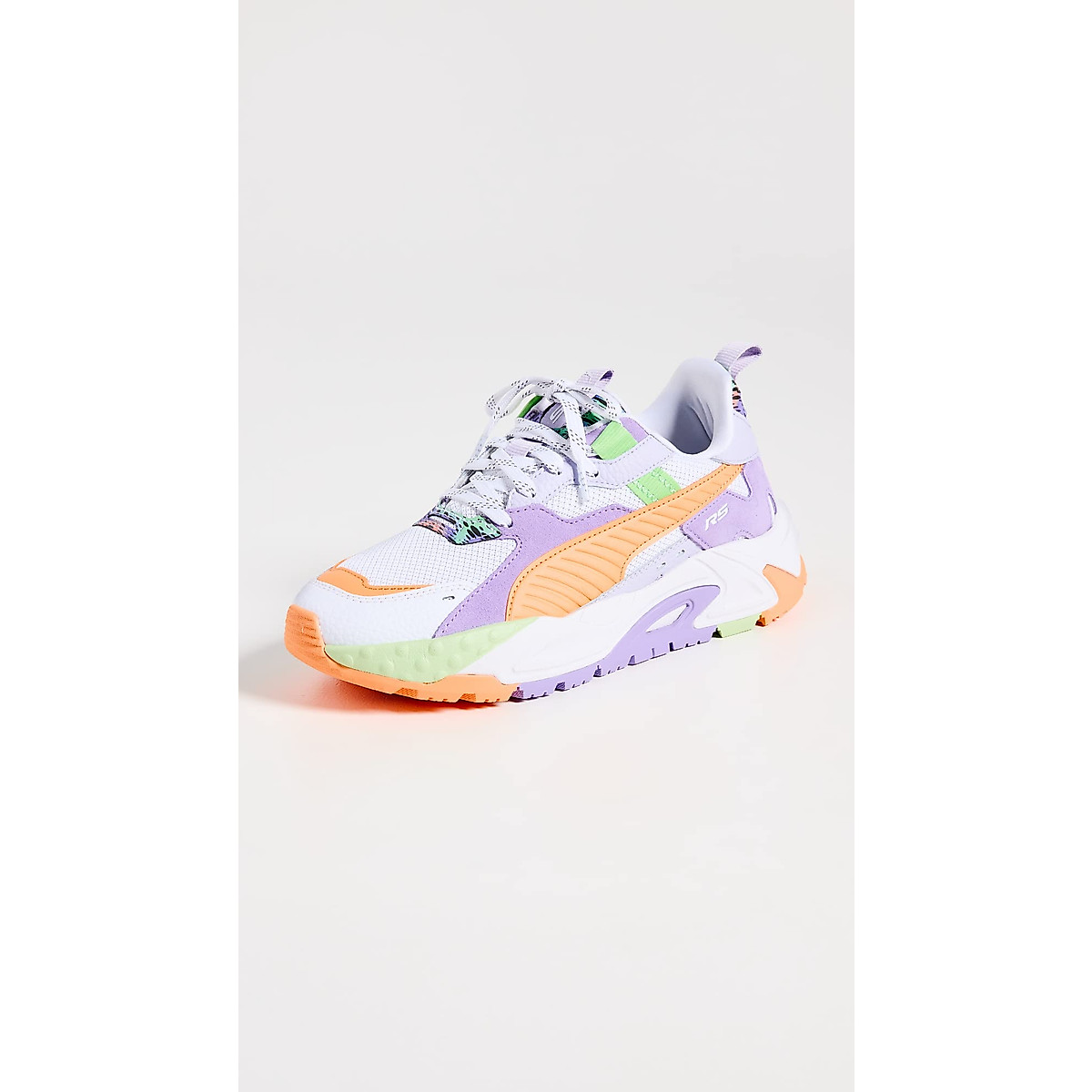PUMA Rs-TRCK Feelin' Extra Puma White/Orange Peach/Vivid Violet 6.5 B (M)