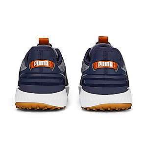 PUMA Golf Men's Ignite Elevate DISC Golf Shoe, Puma Navy-Puma Silver, 11