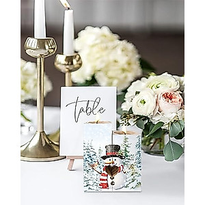 Winter Snowman Candle Holder with Tea Light, Vintage Wood Tealight Candle Stick Holder Pillar Centerpiece, Heart-Shaped Tall Wooden Tea Light Candle Holders Decor Set Winter Christmas Snowflake