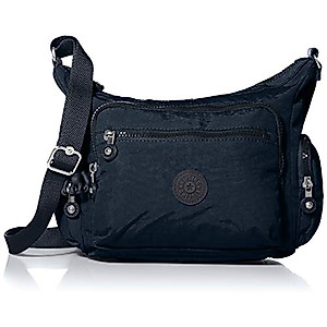 Kipling womens Women's Gabbie Small Bag, Lightweight Everyday Purse, Casual Nylon Shoulder crossbody bag, Blue Bleu 2, Small US