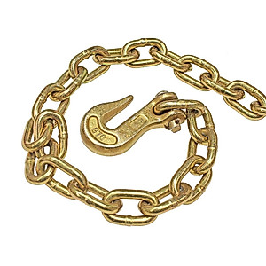 DC Cargo Chain Binder Kit (2 Sets) | 5/16" Grade 70 Extra Long 20 Foot Chain - and Load Binder Set | Heavy Duty Ratcheting Chain and Binder | Load Chain and Binders – 4,700lb Working Load Limit As Set