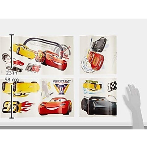 RoomMates Disney Pixar Red Cars 3 Peel and Stick Wall Decals by RoomMates, RMK3353SCS