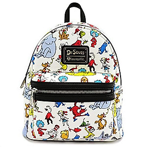 Loungefly Dr. Seuss Backpack Character All Over Print Mini Backpack
