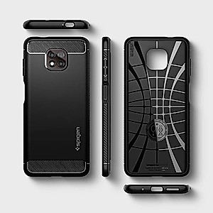 Spigen Rugged Armor Designed for Moto G Power (2021) Case [NOT Compatible with Moto G Power (2020)] - Matte Black