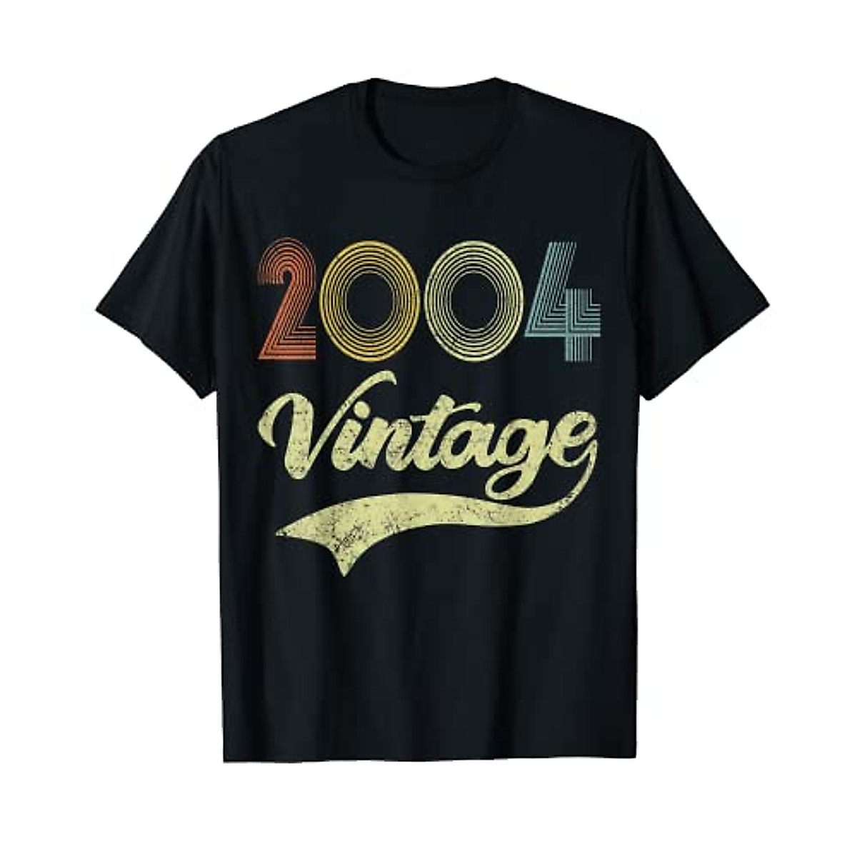 Vintage 2004 Funny 18 Years Old Boys and Girls 18th Birthday T-Shirt