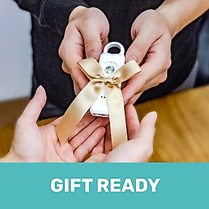 Elos Personal Alarm Keychain for Women & for Seniors Pull pin, LED Light, 130db Siren - Safealarm with Loud Protector, Hand held Safety Alarms, Pocket Alarm Protection for Emergency (Smoky Black)