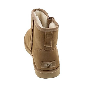UGG Women's Classic Mini Bailey Zip Boot, Chestnut, 8