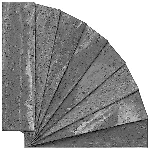 TORURAL 100 Grey Faux Brick Wall Tiles, 3D Thin Brick Veneers for Bedroom, Bathroom, Kitchen, Fireplace and Fence Wall Panels (14.2 sq.ft)