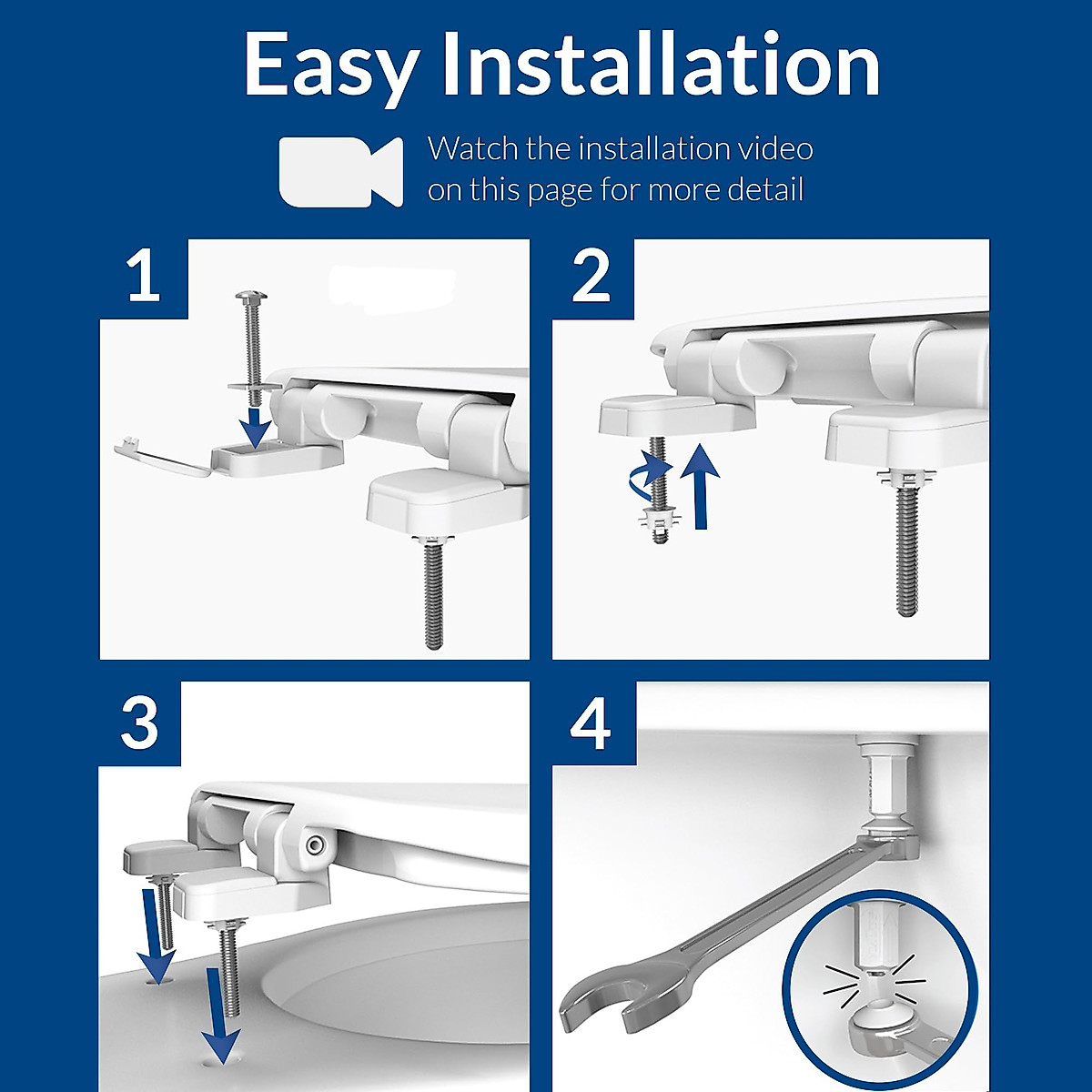 Little2Big 181SLOW 000 Toilet Seat with Built-In Potty Training Seat, Slow-Close, and will Never Loosen, ELONGATED, White