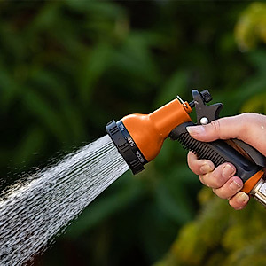 Besiter Garden Hose Nozzle Sprayer: 2 Pack 10 Watering Patterns Spray Nozzles Heavy Duty Hose Head Hose Attachment