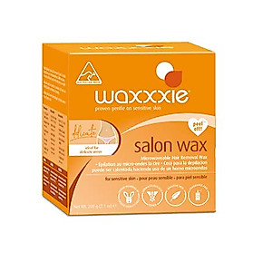 Waxxxie Salon Wax 6.7 fl oz Microwaveable Professional Peel Off Hair Removal Wax for Home Use with Salon-Quality Results