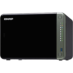 QNAP TS-653D-8G 6 Bay NAS for Professionals with Intel® Celeron® J4125 CPU and Two 2.5GbE Ports