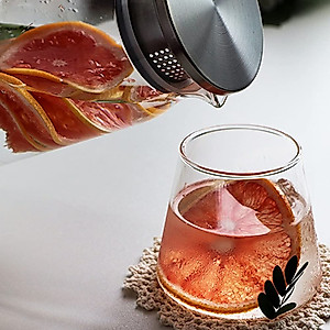 Renococo 3 Pcs Clear Glass Cups,9 Oz Conical Beer Glasses,Drinking Glasses,Drinking Tumblers,Cocktail Glass,Glass Bar Tumblers,Whiskey Glass,Milk Cup,Tea Cup,Wine Glass,Water Glasses,Juice Glasses