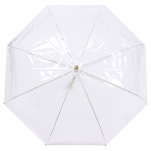 Capelli New York Adult Umbrella, Clear Umbrella for Rainy Days, Travel Essentials, Must-Have College Dorm Essentials, Clear