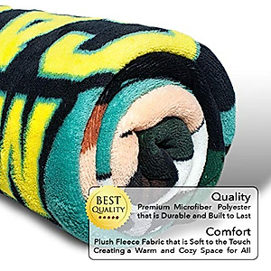 JUST FUNKY My Hero Academia Deku Fleece Throw Blanket 45 x 60 Inches