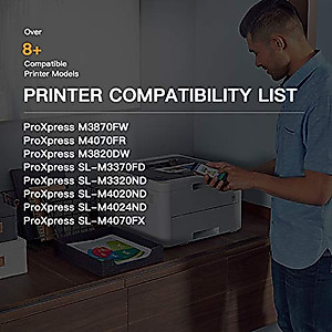 E-Z Ink (TM Compatible Toner Cartridge Replacement for Samsung 203L 203 MLT-D203L High Yield to use with ProXpress M3370FD M3870FW M4070FR M3320ND M3820DW M4020ND (Black, 2 Pack)
