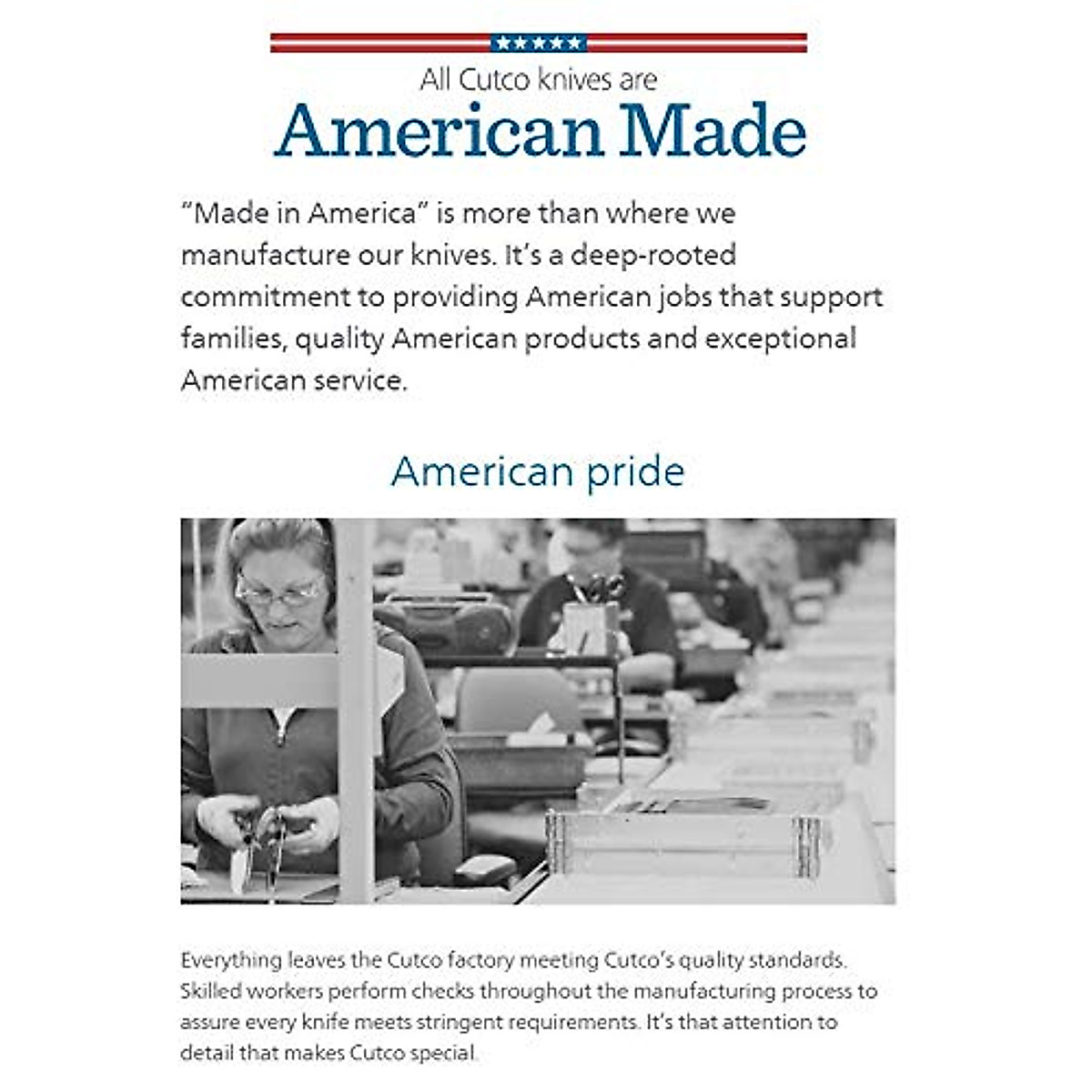 Cutco Table Knives Set of Four with Tray, Four of Cutcos Knife in a Dishwasher-safe Tray, 8.4 Inch Long, 3.4 Inch Double-D Serrated Edge Blades with 5 Inch Classic Brown Handles