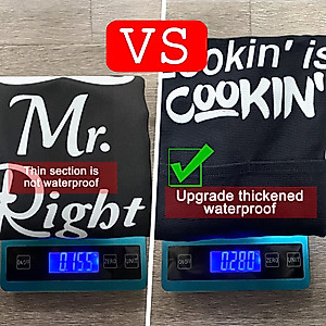 Funny Aprons for Men, Women - Fathers Day Giffts, Mothers Day,Birthday Gifts for Dad,Mom,Wife,Husband, Boyfriend,Girlfriend Baker - Funny Cooking Chef Apron, Fun BBQ Grilling Baking Cooking Aprons