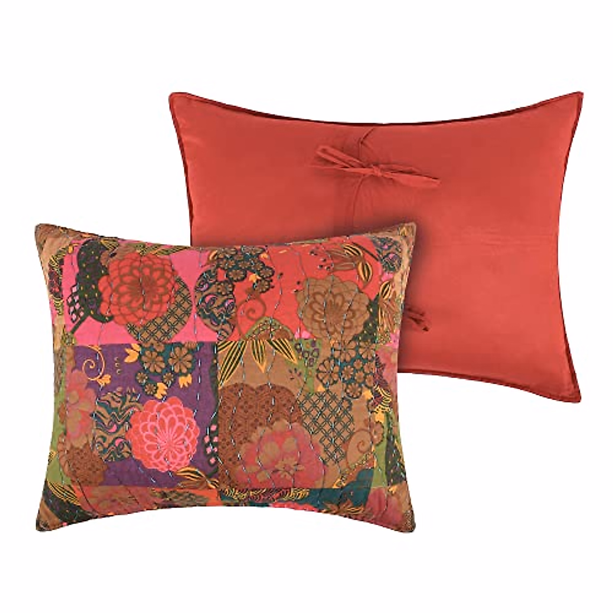 Greenland Home Fashions Jewel Sham, King, Multicolor