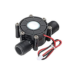 3 Piece Hydro Generator 1/2 Inch Portable Generator Turbine Generator Hydro Micro Hydro Generator (Color : Black, Size : 10W 48V)