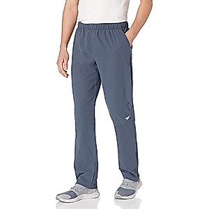 Speedo Men's Pants Full Length Tech Team Warm Up , Granite, Medium