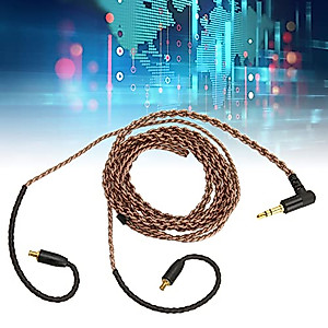 Headphone Replacement Cable, Oxygen-Free Copper Wire Clearer Sound, Reduced Current Noise, Powerful bass and Bright high Sound Suitable for ATH CKS1100 E40 E50 E70 LS200 LS300 LS400 CKR90 CKR90