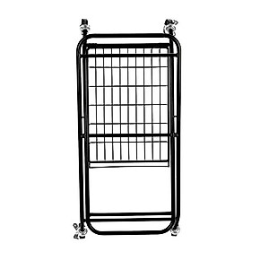 Artesa Verona Collapsible Laundry Cart with Basket, Black