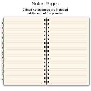 Global Printed Products, 2024 Essential 5"x8" Monthly, Weekly Planner with Tabs - 14 Months (November 2023 Through December 2024) - Professional, Easy-to-Use Frosted Vinyl Covers for Extra Protection