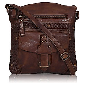 Real Leather Crossbody Purses for Women -Medium Size Flap Pocket Adjustable Strap, Soft Leather Women's Shoulder Handbags
