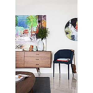 Moe's Home Collection HK-1002-26 William Dining Chairs, Navy Blue