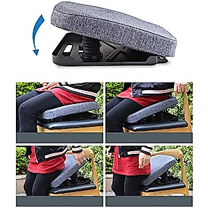 ECHBH Chair Lift Seat Assist Cushion, Automatic Lifting Chair Memory Foam Cushion Self-Powered, Lifting Chair Easy Powered Adjustable Lift Seat Assist Cushion, Up to 150 Kg