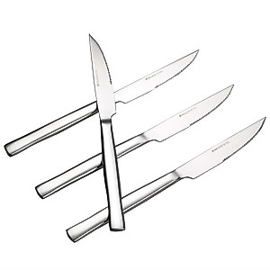 Idotry 6-Piece Stainless Steel Steak Knives, Kitchen Dinner Knives