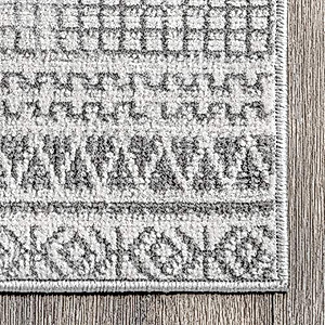 nuLOOM Araceli Modern Tribal Area Rug, 3' x 5', Grey