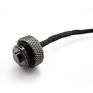 XSPC G1/4" Plug with 10k Sensor, Black Chrome