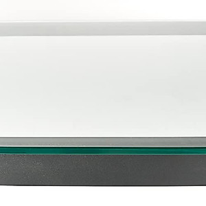 Christopher Knight Home Eghan Tempered Glass Computer Desk, Black