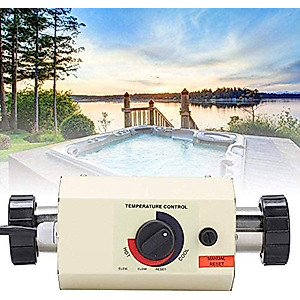 WMM 3KW 220V 240V Electric Water Heater Thermostat SPA Bath Heater Pump,Premium Quality Water Heater Thermostat Swimming Pool Thermostat Portable Pool Heater