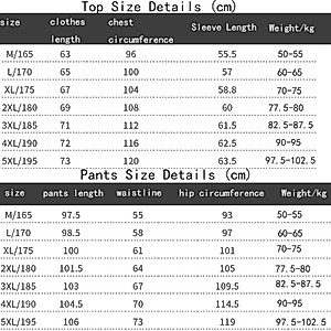 Vuirrm Thermal Underwear for Men Electric Heated Thermal Underwear Set (Top + Pants) USB Washable Temperature Adjustable in Winter,5XL,Black