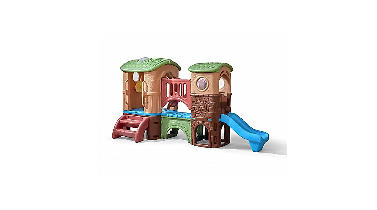 Step2 Clubhouse Climber Playset - Toddler Outdoor Gym with Slides