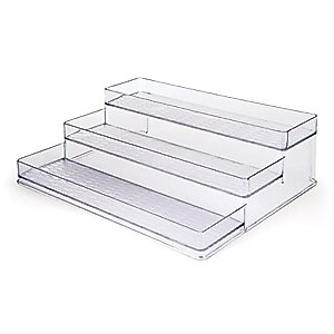 Copco Versatile Cabinet Organizer, 3 Tier, Clear