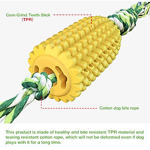 Furever Dog Chew Toys, Puppy Toothbrush Toys, Teething Cleaning Dental Rope Toys for Aggressive Chewers for Small Medium Large Dogs Breed