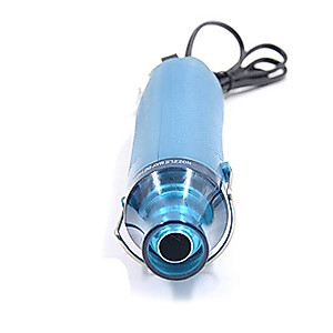 mofa emboss Heat Gun, Hot Air Gun Tools Shrink Gun with Stand For DIY Embossing And Drying Paint Multi-Purpose Electric Heating Nozzle 300W 110V (Blue,Blue)