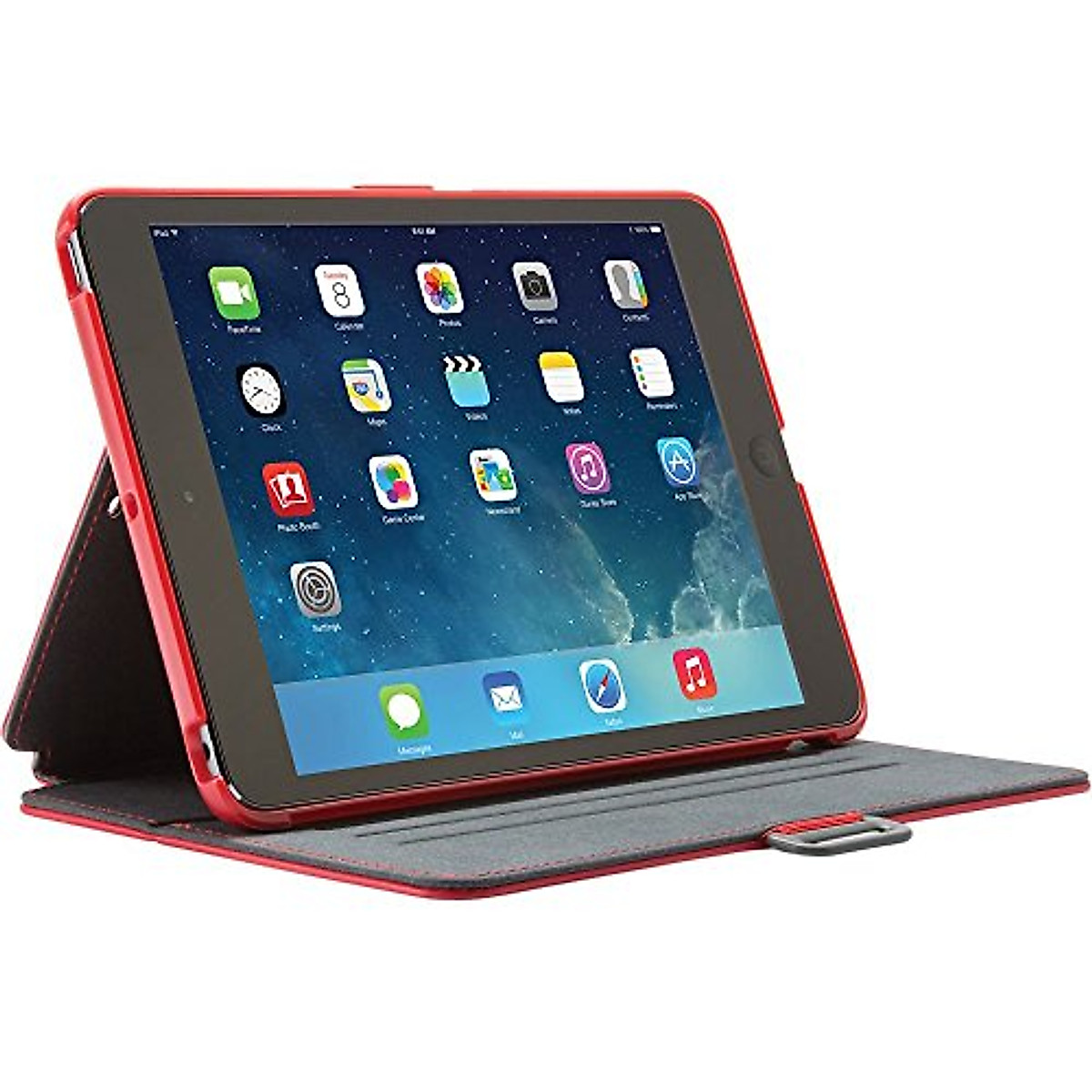 Speck Products StyleFolio Case for iPad Mini/2/3 - Dark Poppy Red/Slate Grey (Does not fit iPad mini 4)