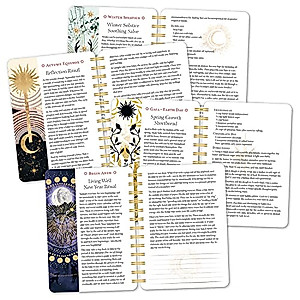 Year of the Witch 2024 Weekly Planner by Temperance Alden | Travel-Size 12-Month Calendar | Compact 5" x 7" | Flexible Cover, Wire-O Binding, Elastic Closure, Inner Pockets