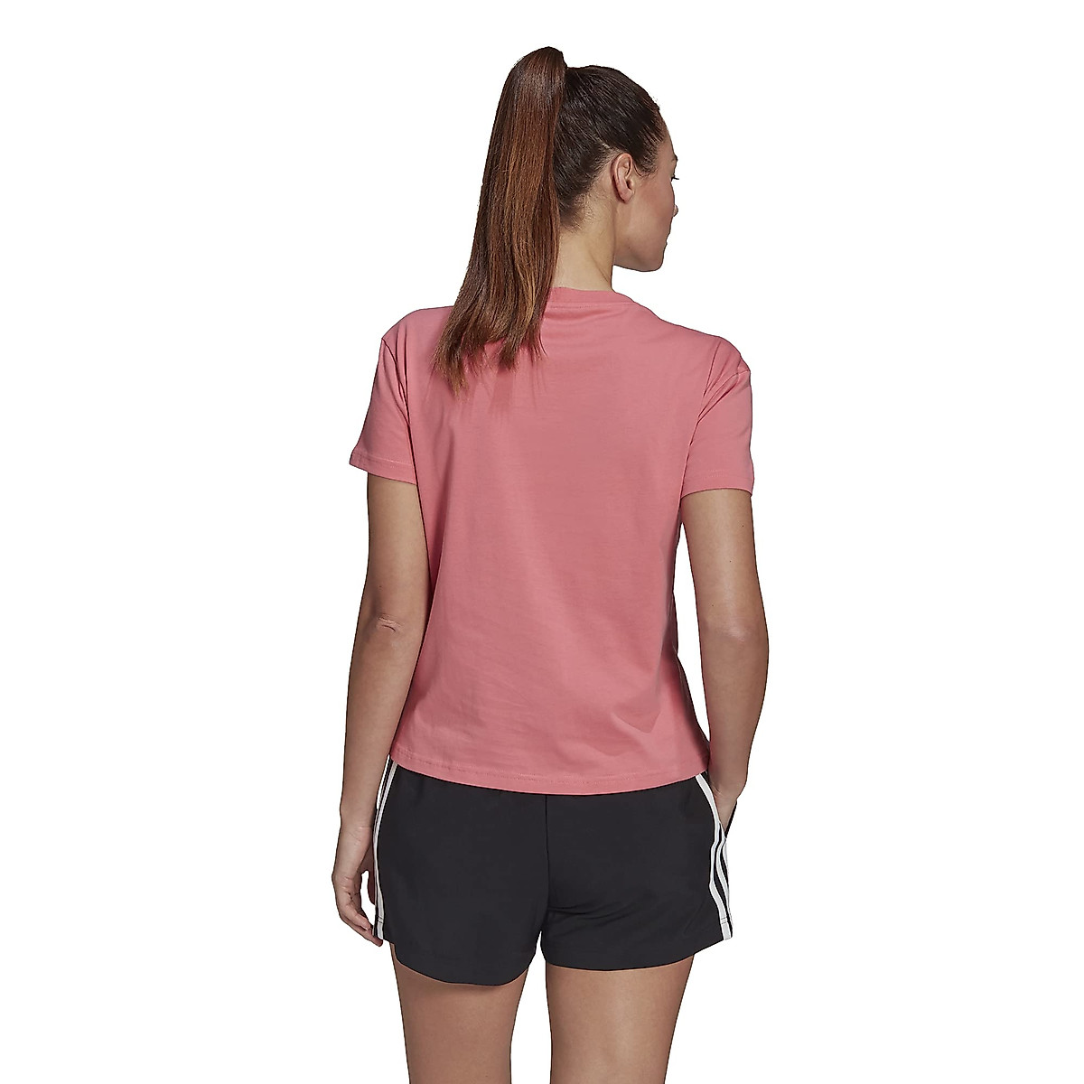 adidas womens PLMTR Graphic Tee Clear Mint Small