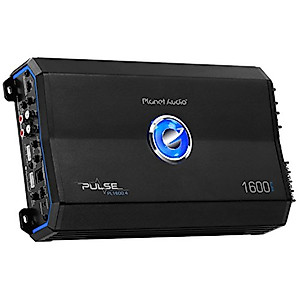 Planet Audio PL1600.4 4 Channel Car Amplifier - 1600 Watts, Full Range, Class A/B, 2/8 Ohm Stable, Mosfet Power Supply, Bridgeable