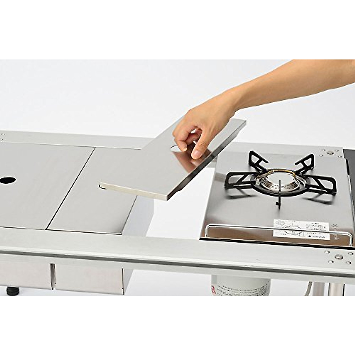 Snow Peak CK-025 Stainless Steel Box, Half Unit