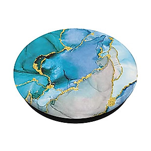 Abstract Green Ink Illustration Pattern Phone Popper PopSockets Swappable PopGrip